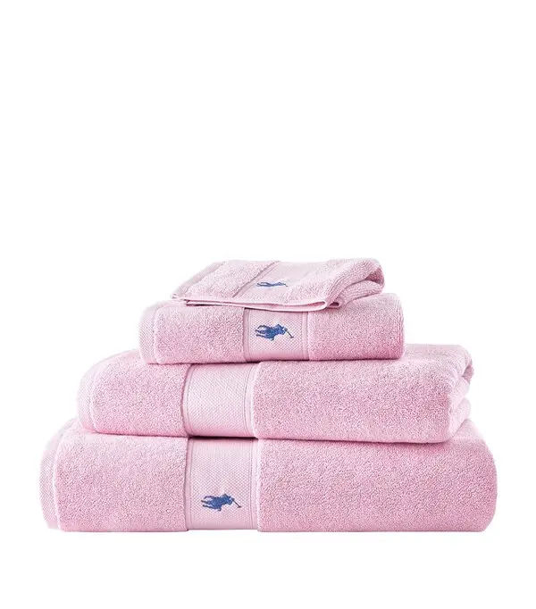 Ralph Lauren Polo Player Bath Sheet - Pink