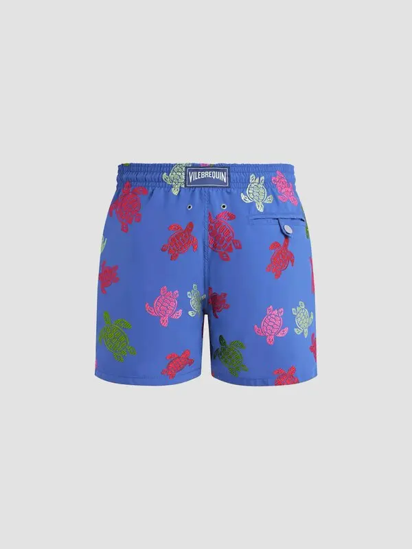 Vilebrequin Turtle Rounds Swim Trunks - Marrakech