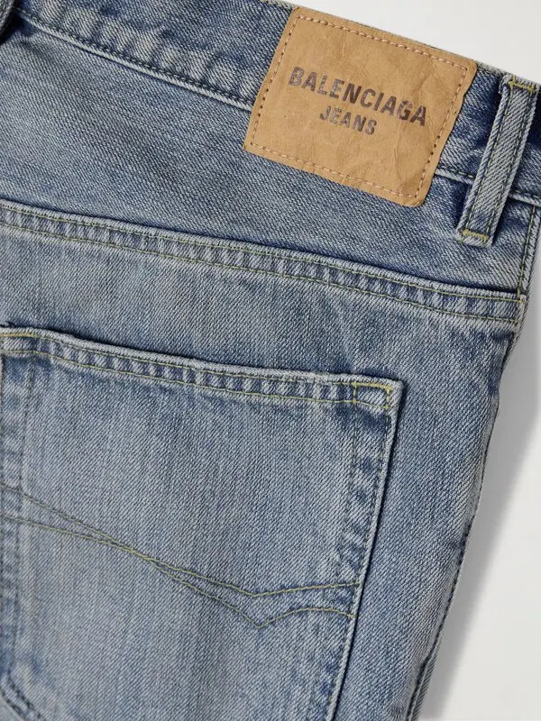 Balenciaga Low-rise Flared Jeans - Blue
