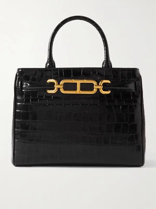 TOM FORD Whitney Small Croc-effect Leather Bag