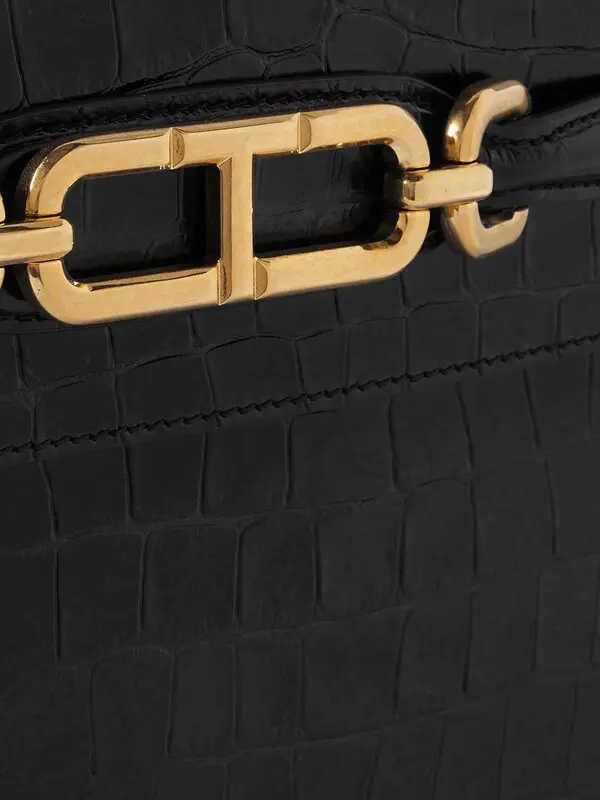 TOM FORD Whitney Small Croc-effect Leather Bag
