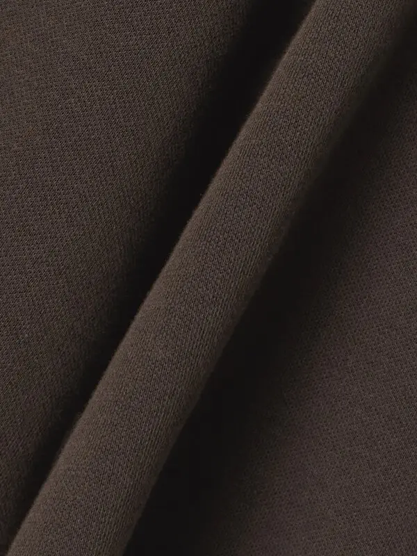 FFORME Dwyn Wool And Cotton-blend T-shirt - Brown
