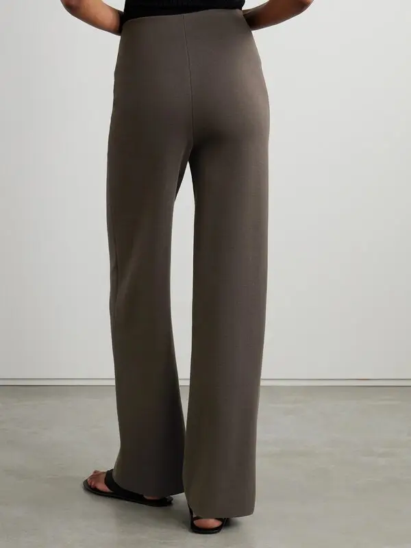 FFORME Perse Wool And Cotton-blend Wide-leg Pants