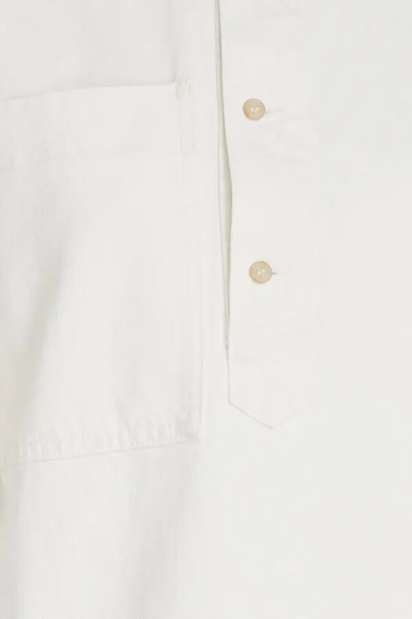 Loulou De Saison Loulou Studio Lato Denim Shirt - Ivory