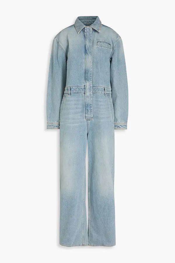 Loulou De Saison Panay Denim Jumpsuit - Light Denim