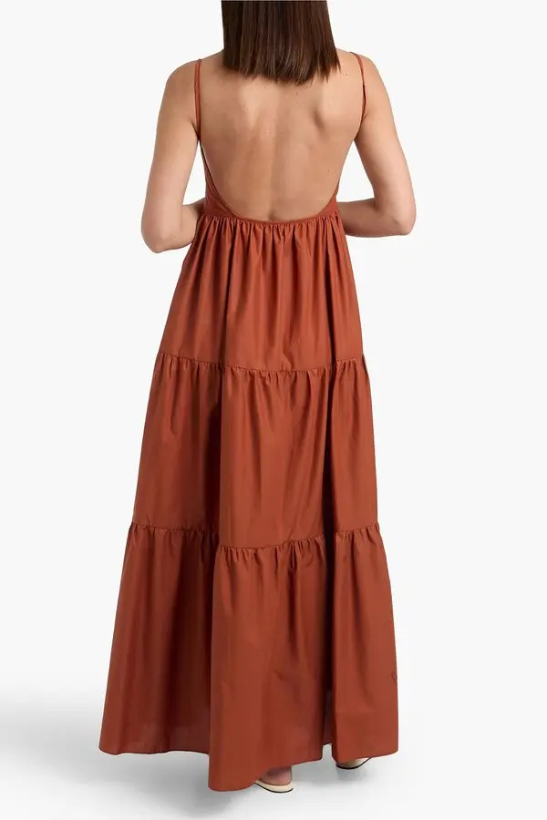 knee length dresses for ladies Jluxlabel Women's High Line Collar Maxi Dress