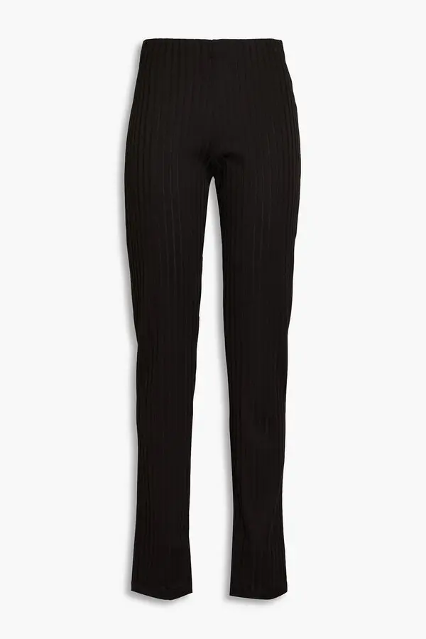 Bite Studios Ribbed Straight-leg Pants