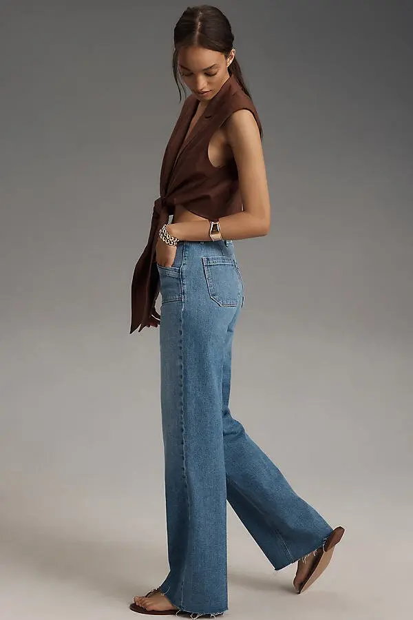 Paige Vanessa High-rise Wide-leg Jeans