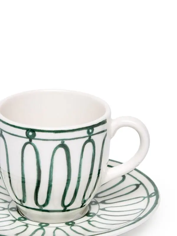 Themis Z Kyma Tea Cup And Saucer Set