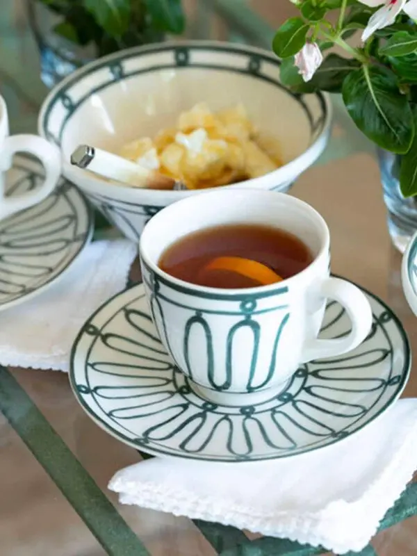 Themis Z Kyma Tea Cup And Saucer Set