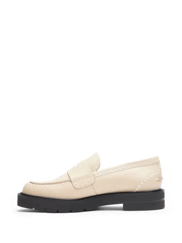 STUART WEITZMAN Parker Lift Loafers - Neutrals