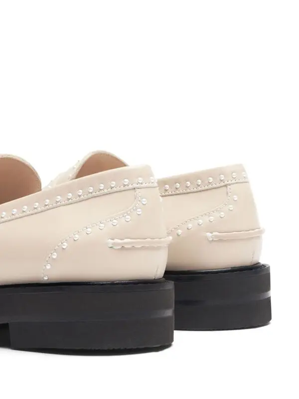 STUART WEITZMAN Parker Lift Loafers - Neutrals