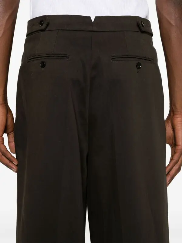 Ami Loose-cut Tailored Trousers - Brown