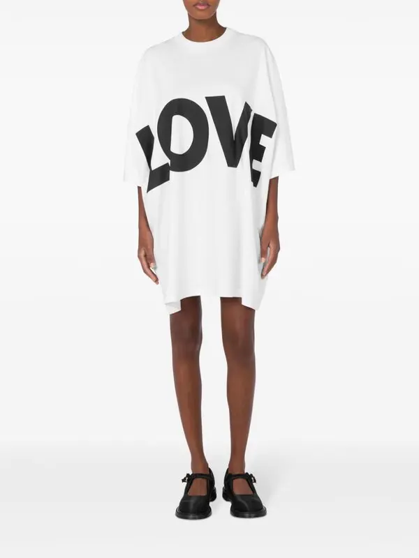 Moschino Print Cotton Dress