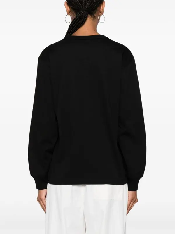 Alexander Wang Raised-logo Long-sleeve T-shirt