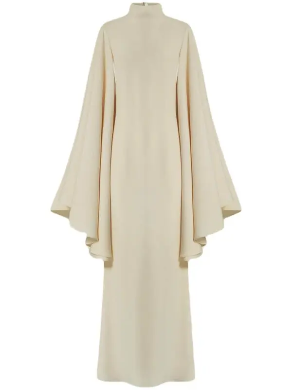 TALLER MARMO Mina Draped Gown - Neutrals