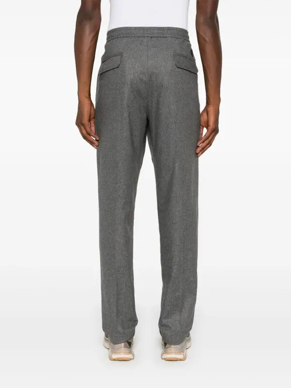 Moncler Drawstring-waist Loose-fit Trousers - Grey