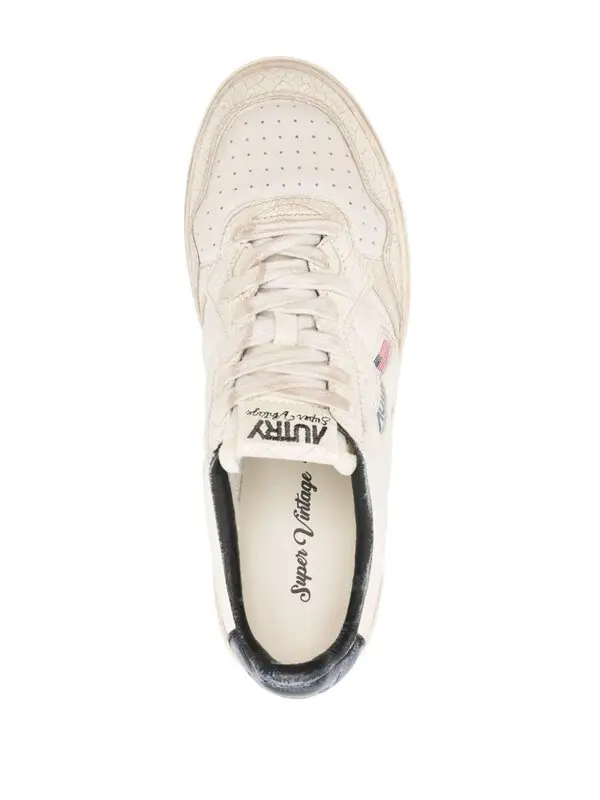 AUTRY Super Vintage Distressed Sneakers - Neutrals