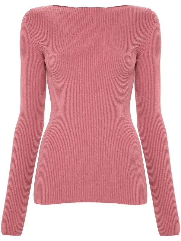 Rick Owens Cut-out Detail Jumper - Pink