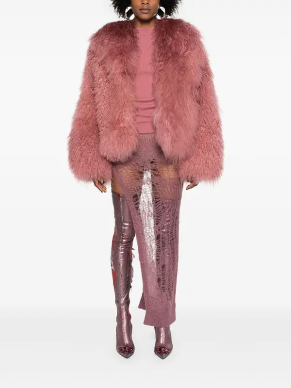 Rick Owens Cut-out Detail Jumper - Pink