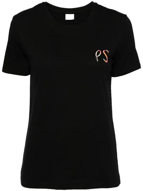 Paul Smith Logo-print Cotton T-shirt - Black