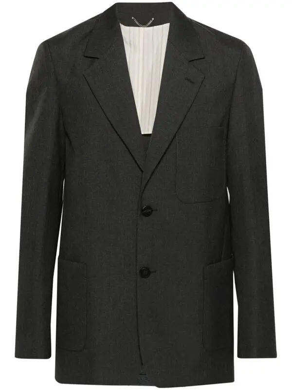 GOLDEN GOOSE Single-breasted Virgin Wool Blazer