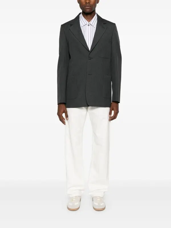 GOLDEN GOOSE Single-breasted Virgin Wool Blazer