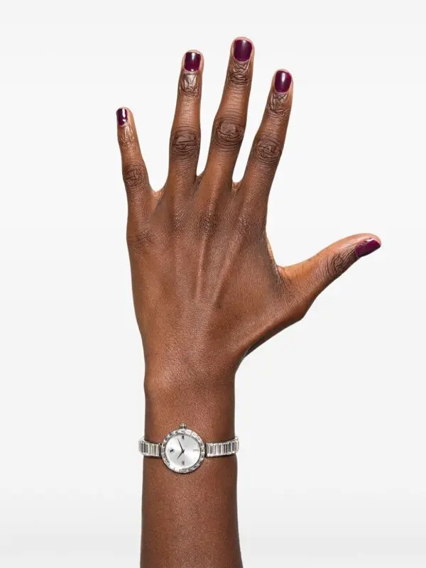 Swarovski Matrix Bangle Watch - Silver | Editorialist