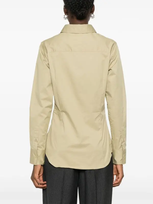 Closed Poplin Cotton Shirt - Green