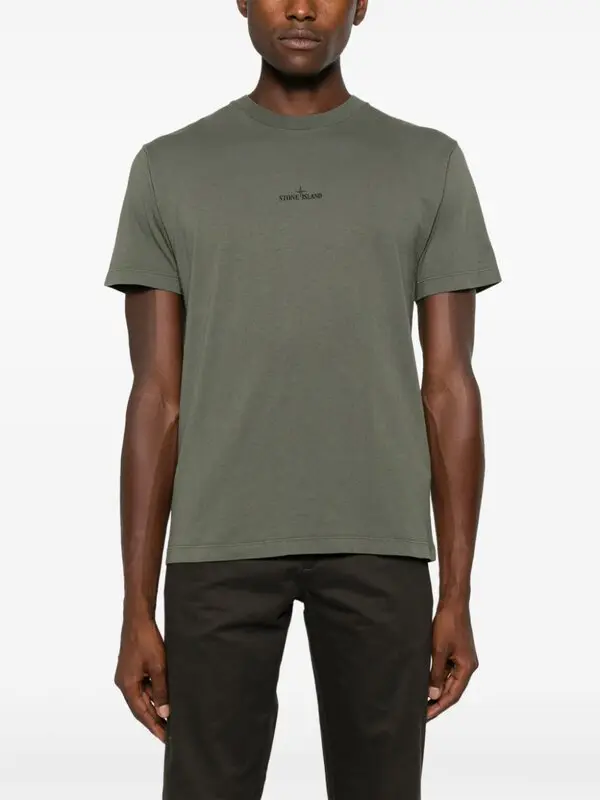 Stone Island Compass-motif Cotton T-shirt