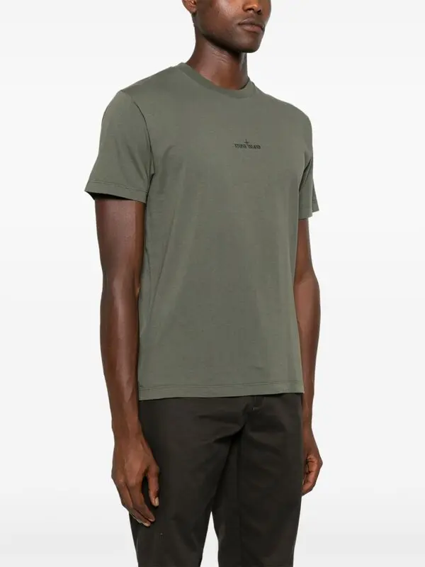 Stone Island Compass-motif Cotton T-shirt
