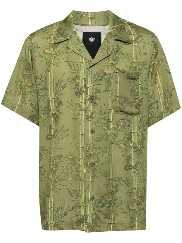 MAHARISHI Dragon Bamboo Shirt - Green