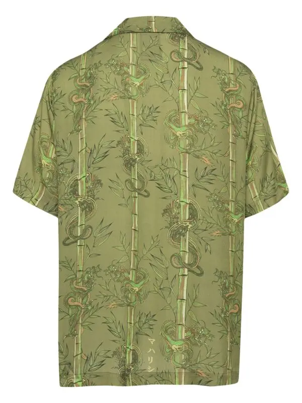MAHARISHI Dragon Bamboo Shirt - Green