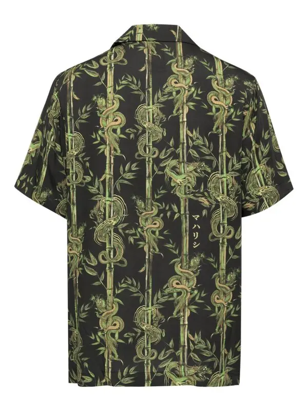MAHARISHI Dragon Bamboo Shirt - Black