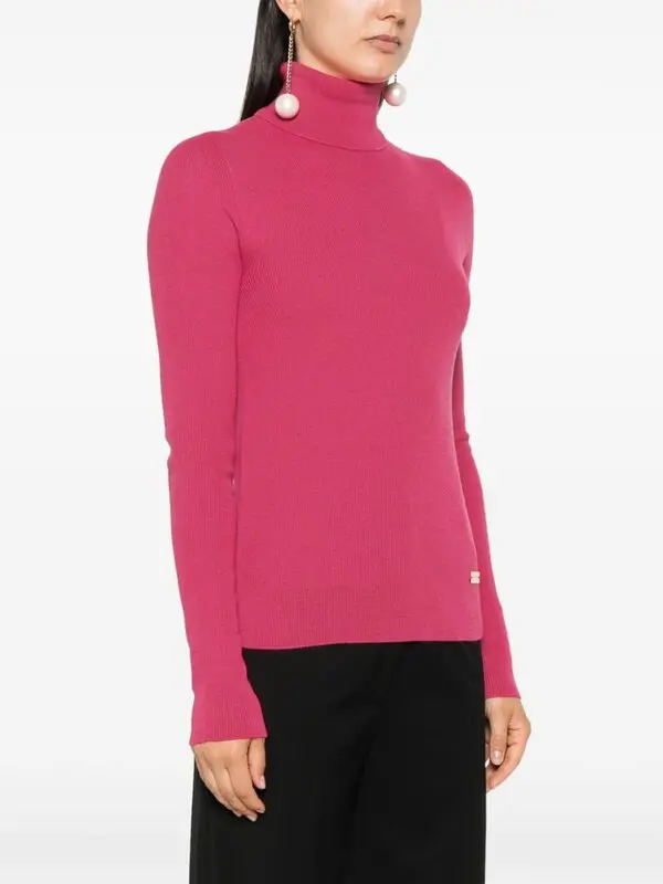 Balmain Logo-plaque Jumper - Pink