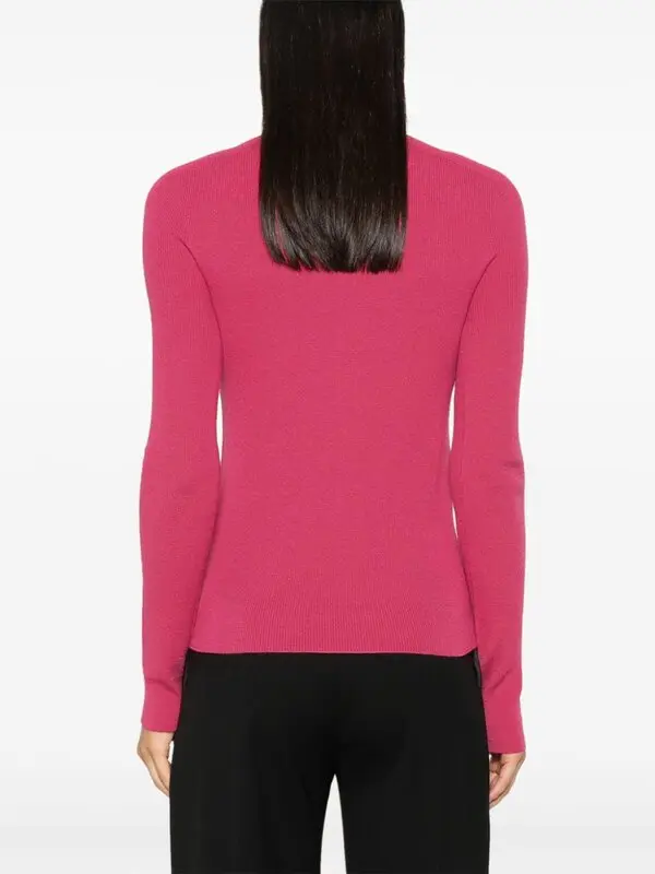 Balmain Logo-plaque Jumper - Pink