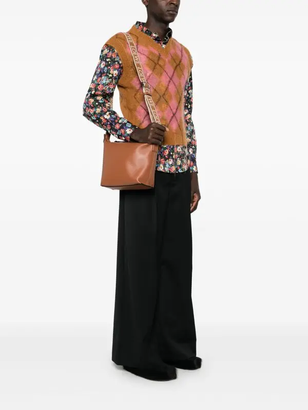 Loewe Small Cubi Leather Shoulder Bag