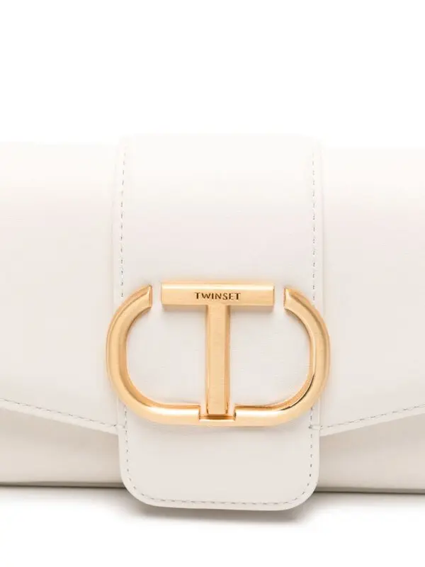 TWINSET Amie Leather Tote Bag