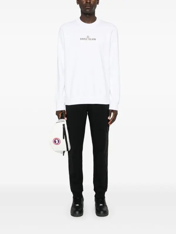 Stone Island Logo-print Cotton Sweatshirt