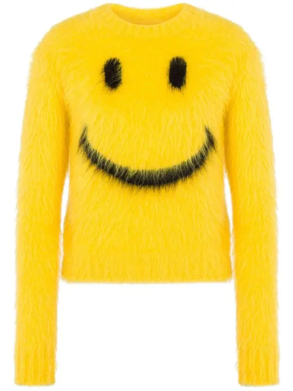 Moschino Intarsia-knit Sweater - Yellow