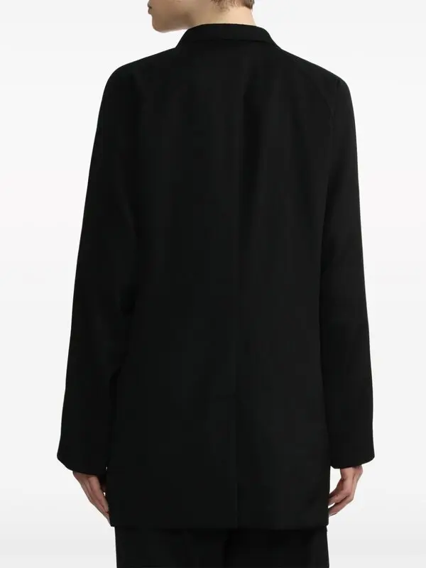 Yohji Yamamoto Single-breasted Wool Coat