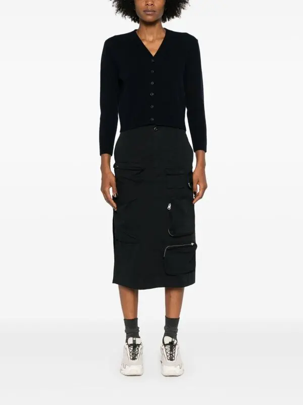 MAISON MARGIELA Single-stitch Logo Cargo Skirt