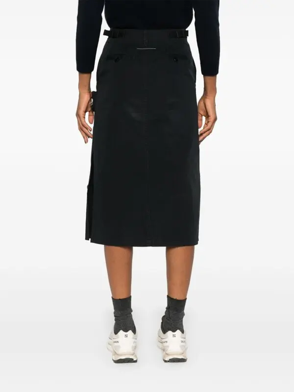 MAISON MARGIELA Single-stitch Logo Cargo Skirt