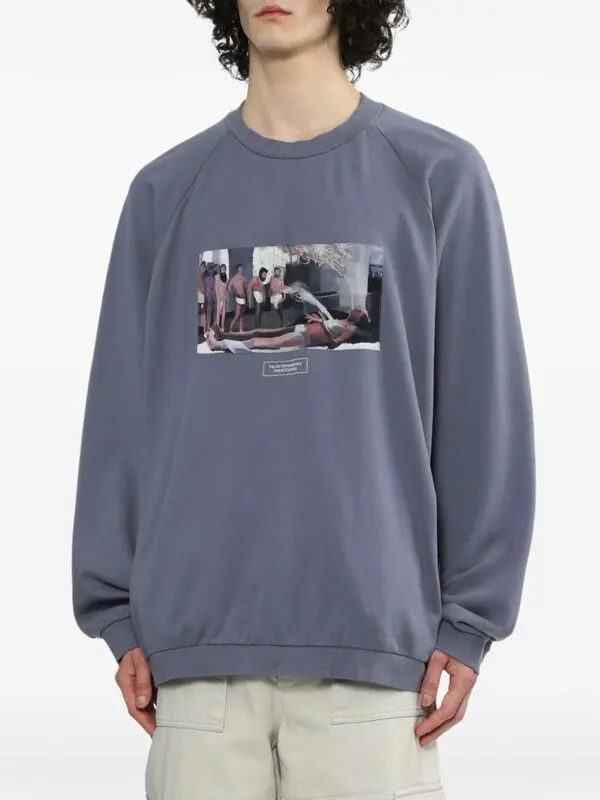 UNDERCOVERISM Painterly-print Cotton Sweatshirt
