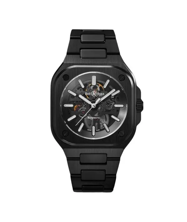 BELL & ROSS Br 05 Skeleton Automatic Watch - Black