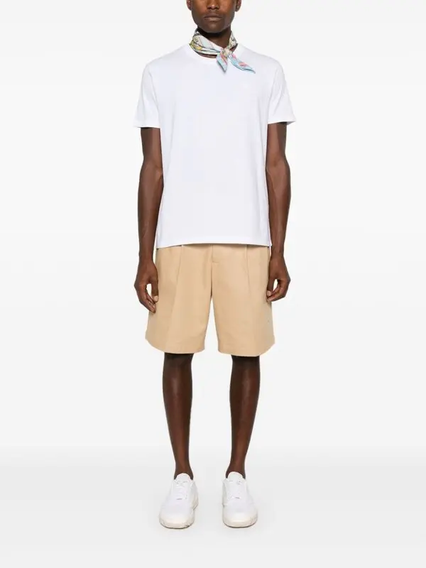 Etro Pegaso-embroidered Cotton T-shirt - White