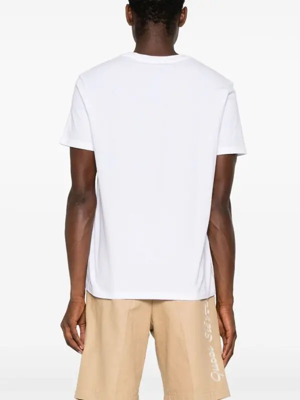 Etro Pegaso-embroidered Cotton T-shirt - White