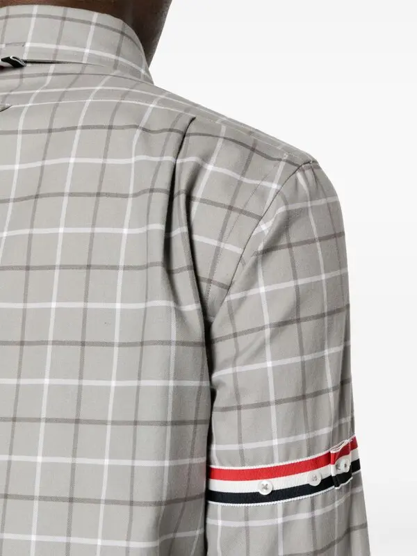 Thom Browne Tattersall-checked Cotton Shirt