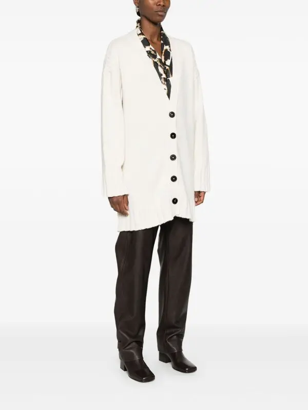 JIL SANDER V-neck Cashmere Cardigan