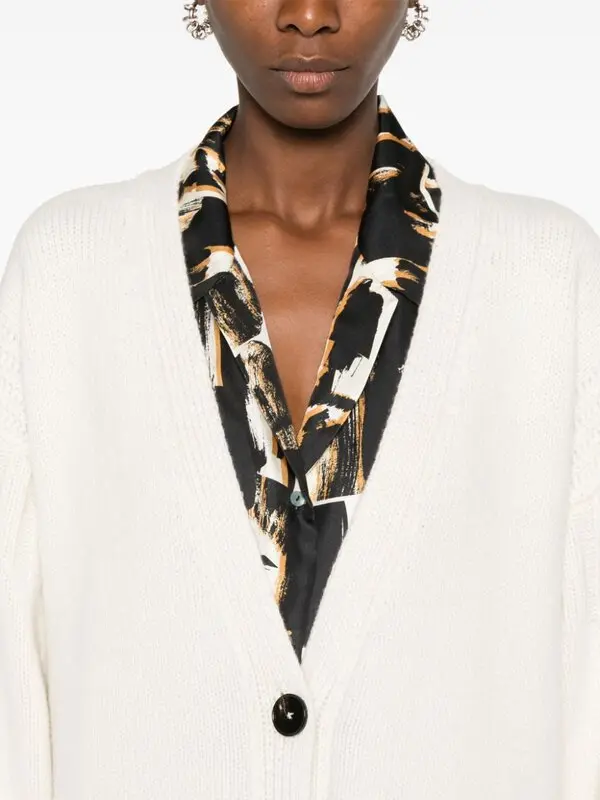 JIL SANDER V-neck Cashmere Cardigan